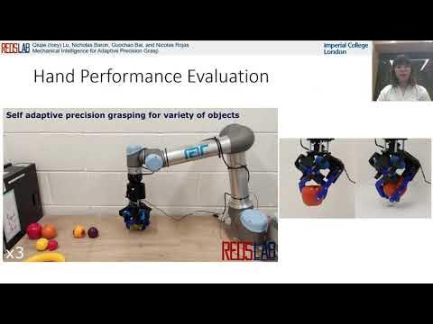 Mechanical Intelligence for Adaptive Precision Grasp - ICRA 2021 ...