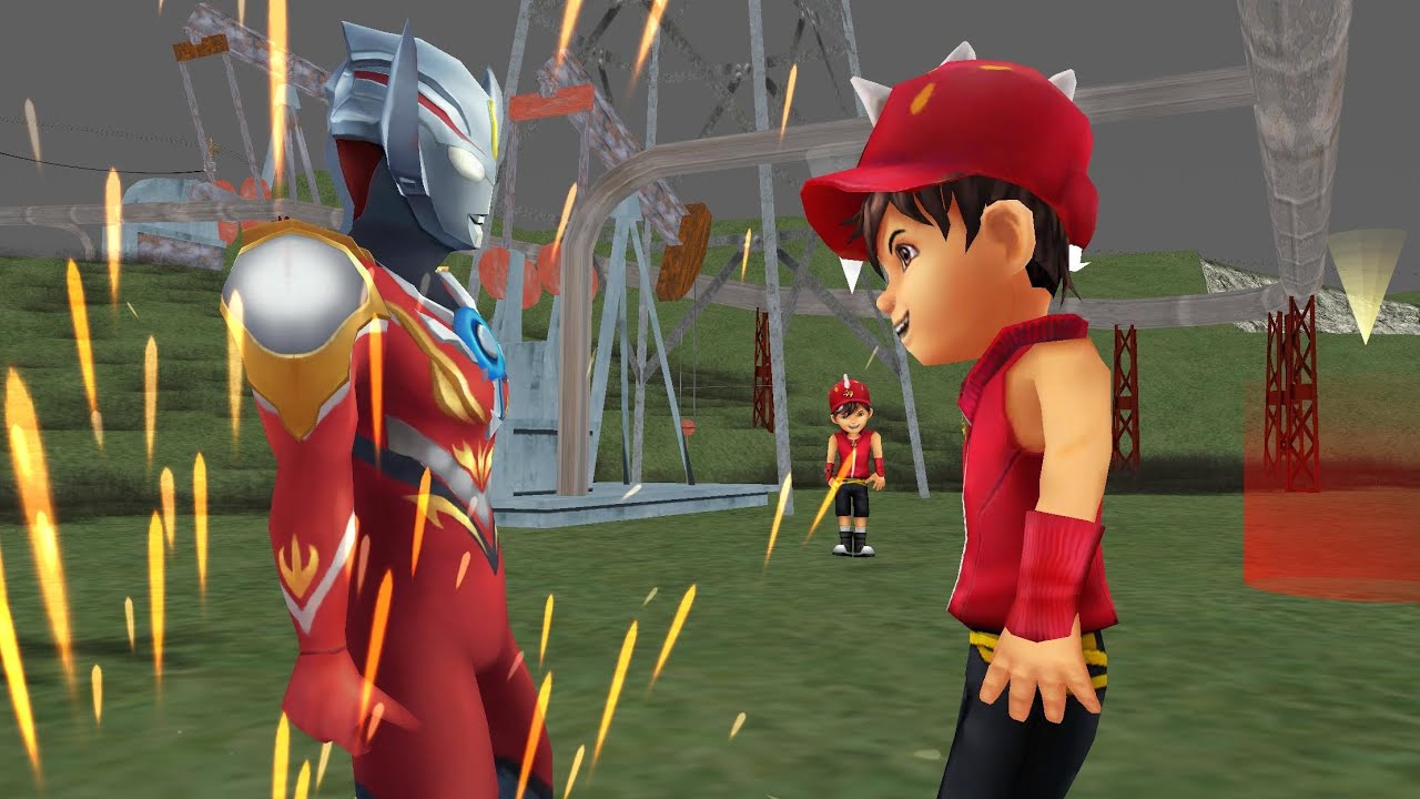 ULTRAMAN ORB API💥 MELAWAN BOBOIBOY API🔥 - GTA ULTRAMAN LUCU🤣 - YouTube