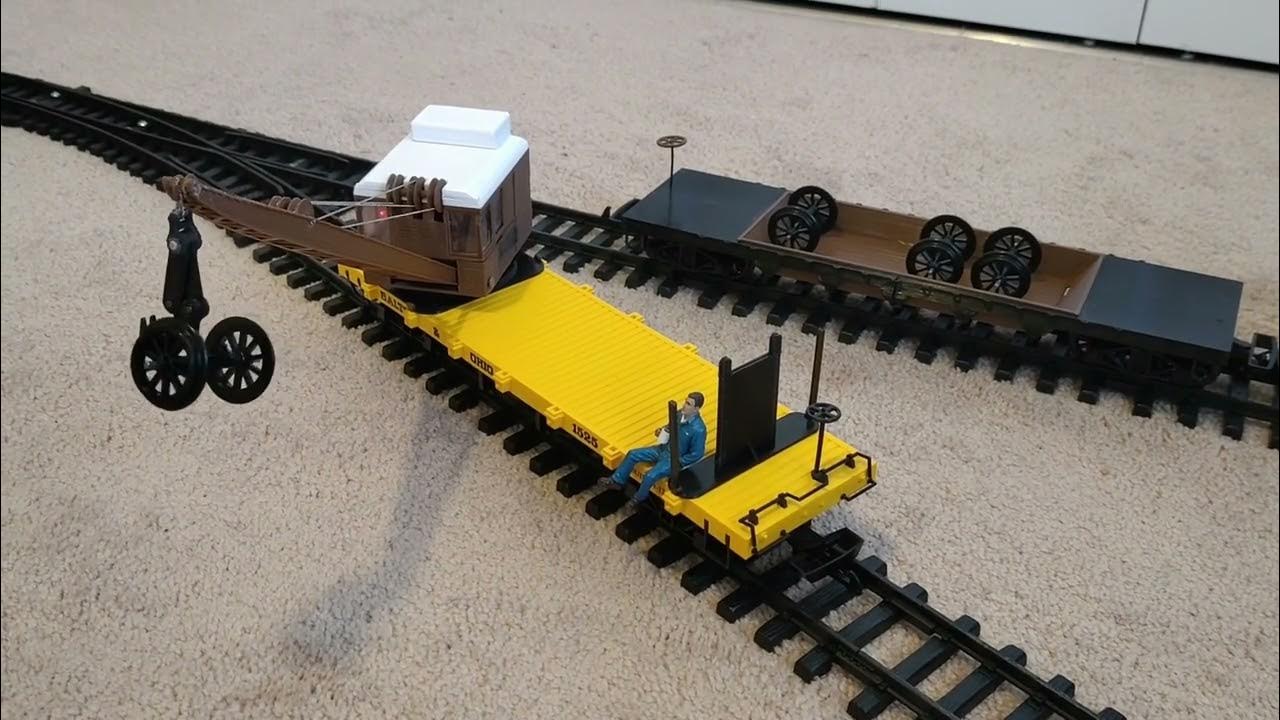 Custom 3D Printed G Scale Crane - YouTube