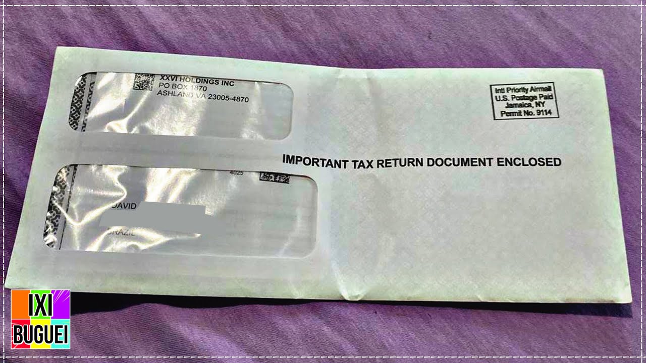 Recebi Uma Carta Em Casa Escrito IMPORTANT TAX RETURN DOCUMENT recebi-uma-carta-em-casa-escrito-important-tax-return-document
