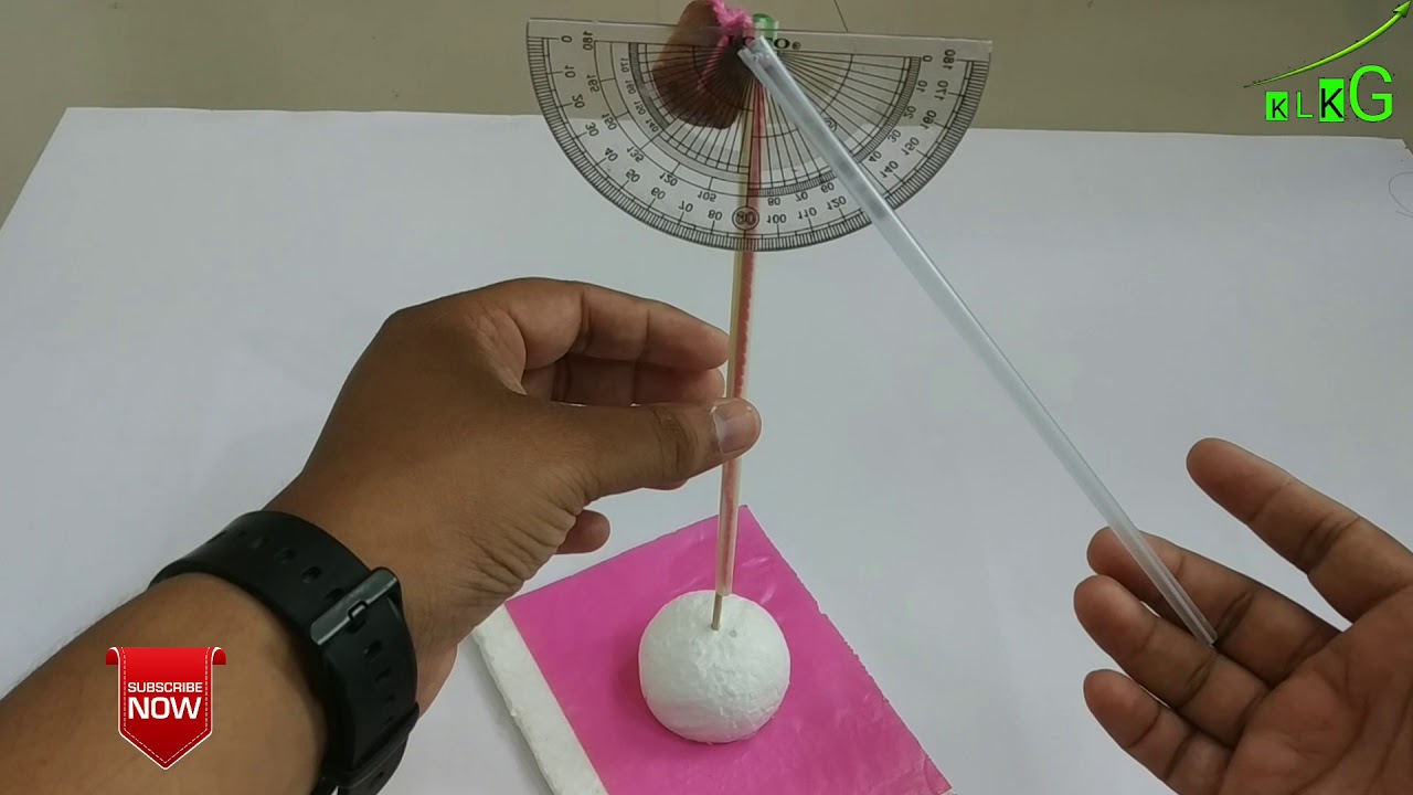 Maths working model How to make sextant ? Learn to measure height of ...