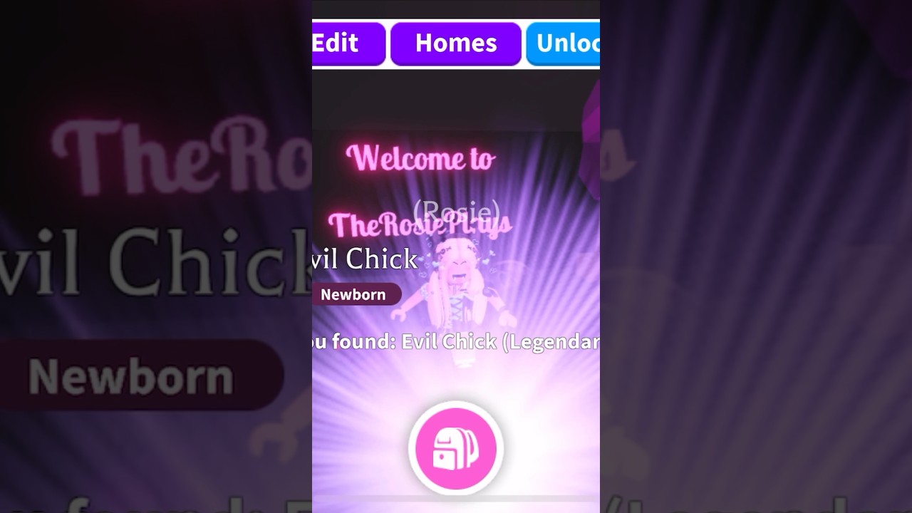 Found the Legendary Evil Chick on Roblox #adoptme #halloween2024 #event ...