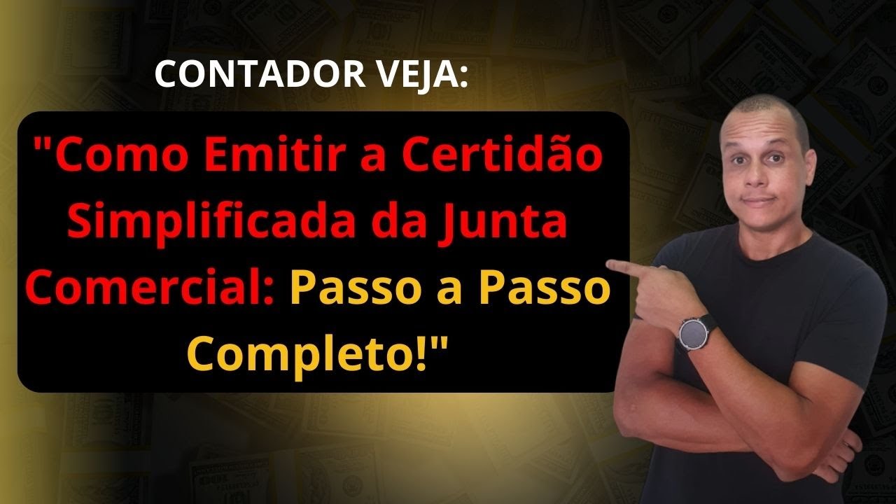 "Como Emitir a Certidão Simplificada da Junta Comercial: Passo a Passo Completo!" - YouTube