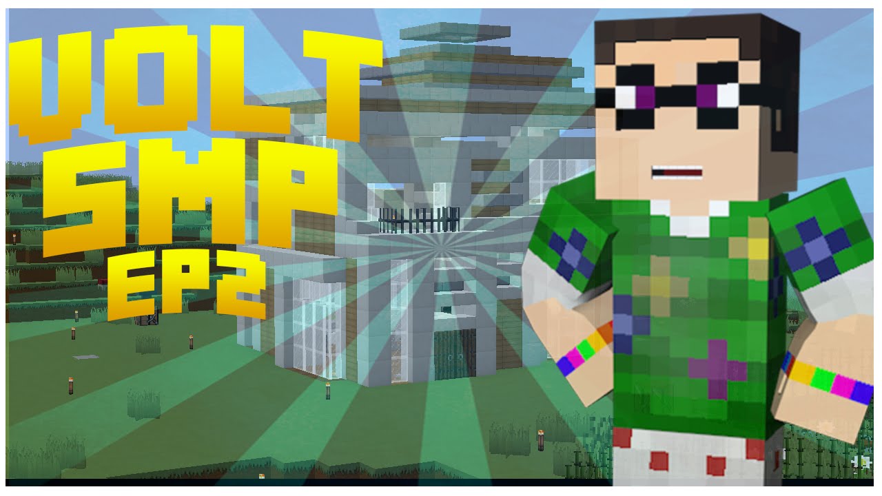 Minecraft: Volt Squared! Ep:2 - First Modern House! (VOLT SMP S2) - YouTube