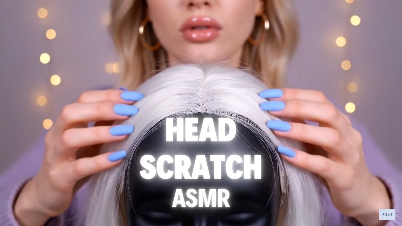 ASMR Head Scratching Sounds | Relaxing Head Massage No Talking - YouTube