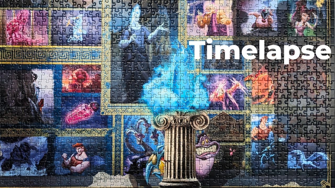 Jigsaw Puzzle Timelapse | Hades Villianous by Ravensburger - YouTube