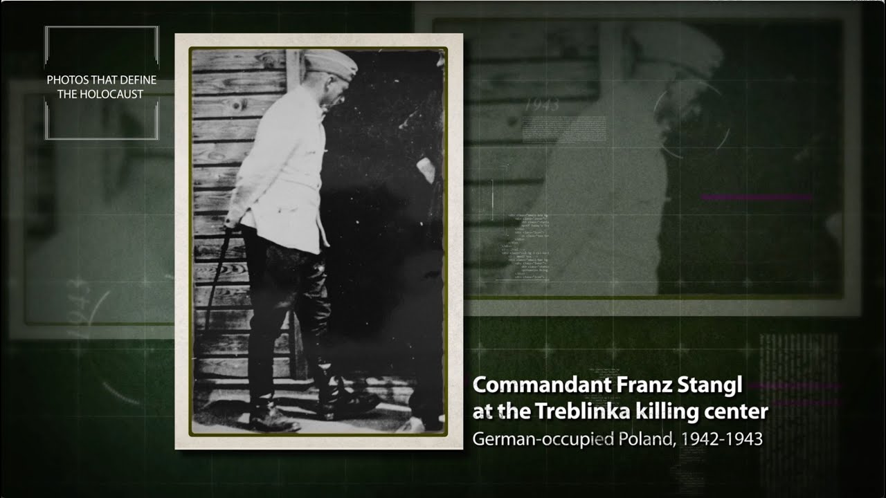 Commandant Franz Stangl at the Treblinka killing center. German ...