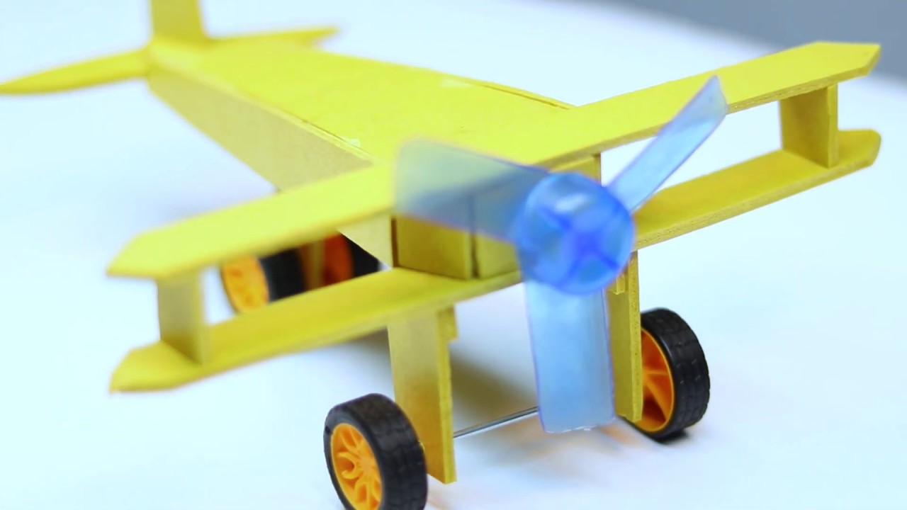 How to make airplane at home || DIY toy plane - YouTube