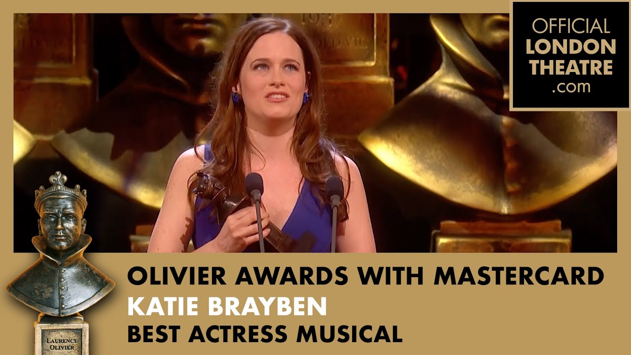Katie Brayben wins Best Actress in a Musical | Olivier Awards 2015 with ...
