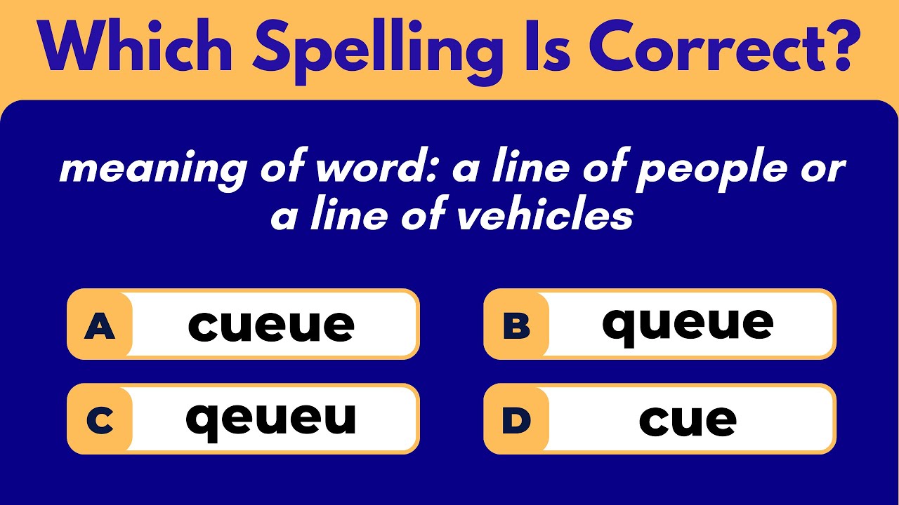 English Spelling Quiz | Commonly Misspelled & Confusing Words #3 - YouTube