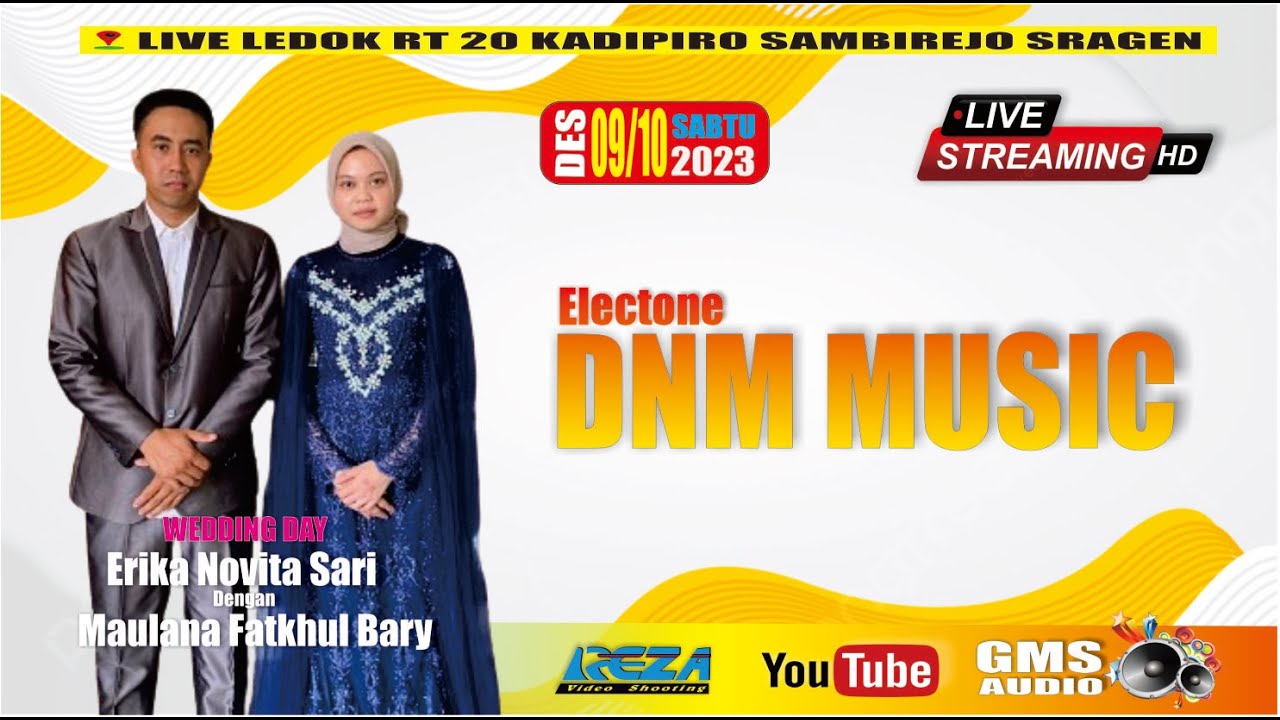 LIVE DNM MUSIC - MALAM MIDODARENI ERIKA & MAULANA - GMS AUDIO - REZA ...