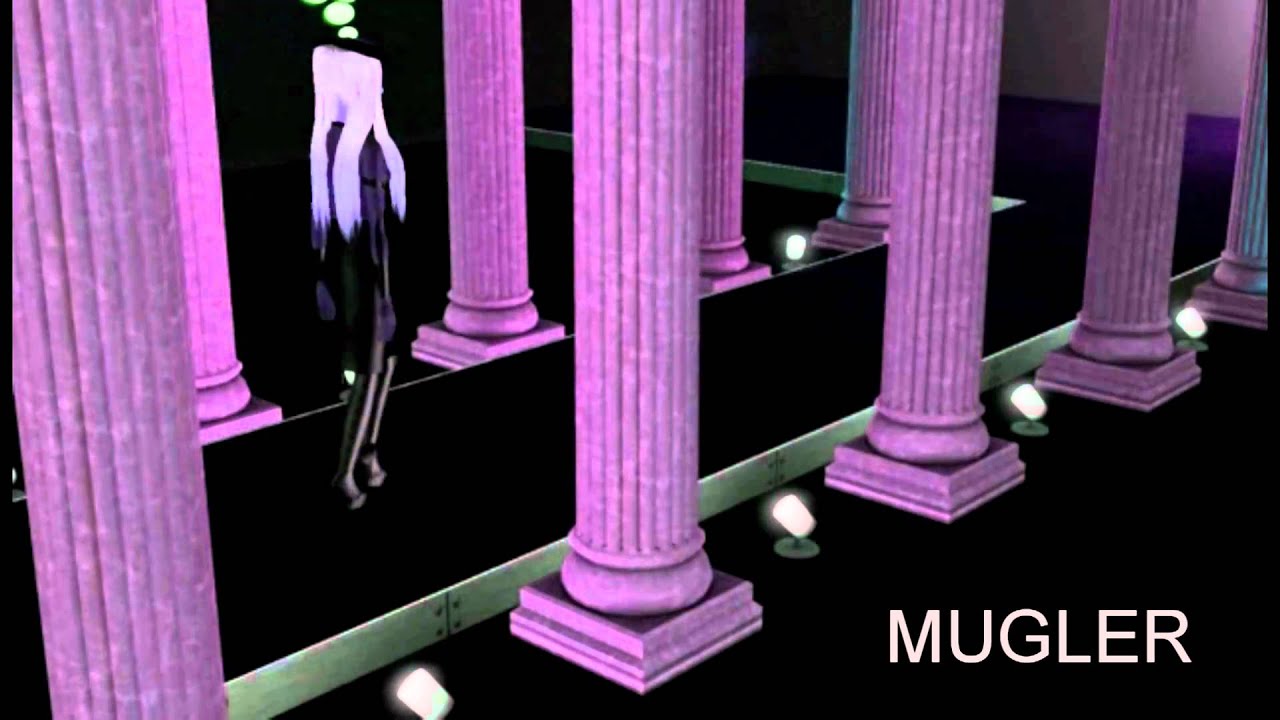 Mugler Sims 3 Lady GaGa Runway Collection Preview - YouTube