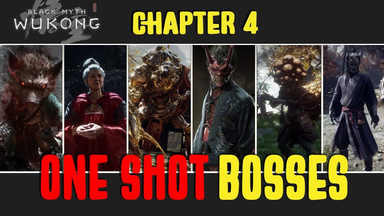 One Shot Build | Black Myth: Wukong | Chapter 4 | All Bosses | Part - 2 ...