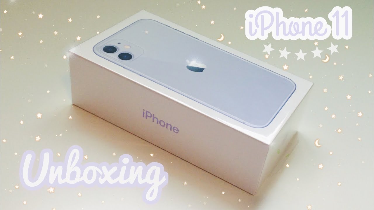 iPhone 11 Purple UNBOXING | Sparkling Vicky - YouTube