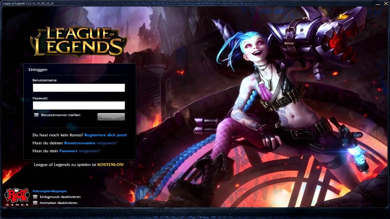 League of Legends - Jinx The Loose Cannon login screen music [HD] - YouTube