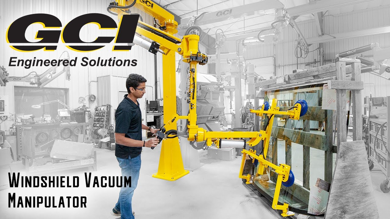 GCI Vacuum Manipulator Lifting Automotive Windshield (Ergonomic Lift ...