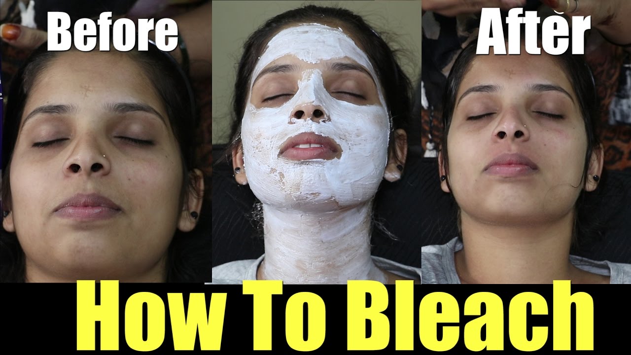 Instant Fair Look | How To Do Bleach At Home | Easy And Simple Method ...