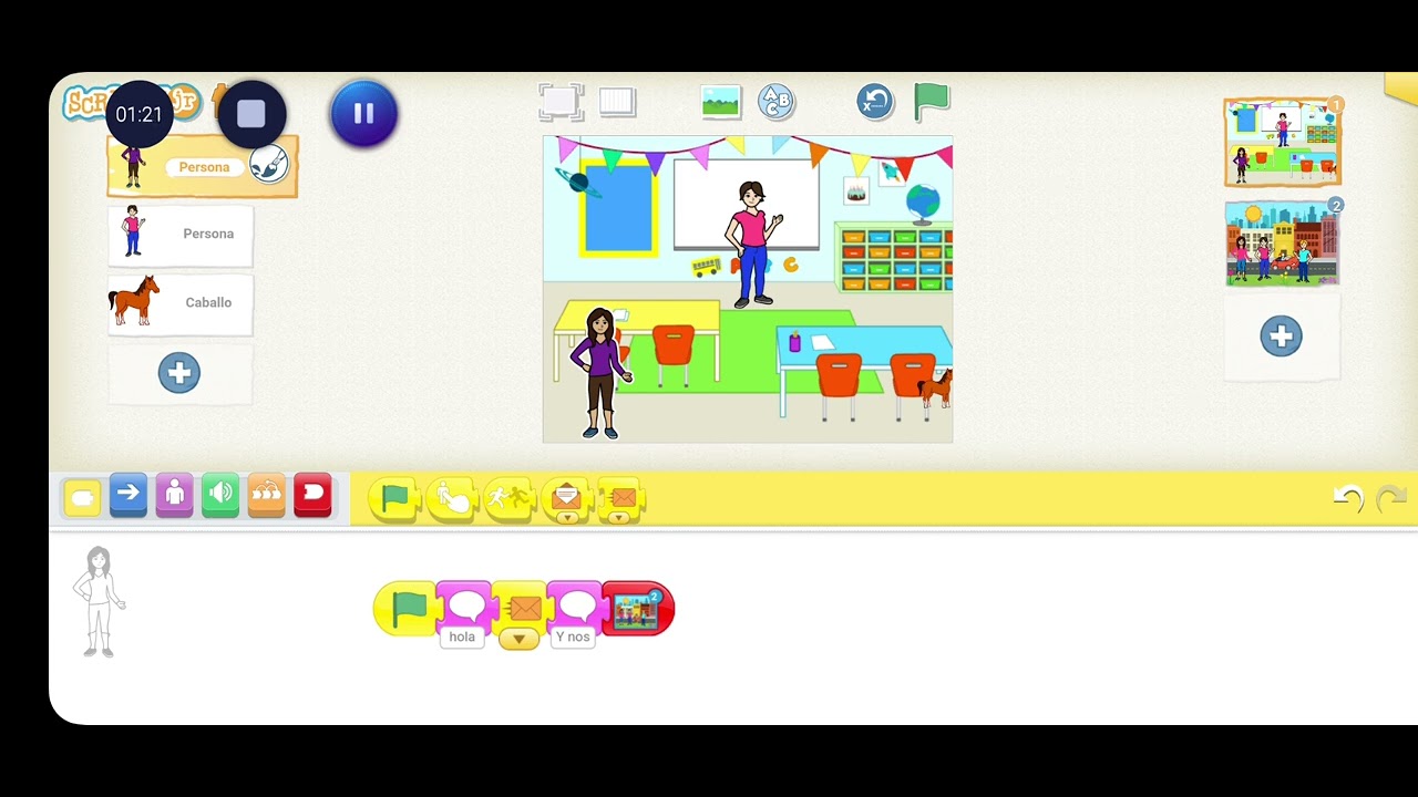 programando con Scratch Jr. - YouTube