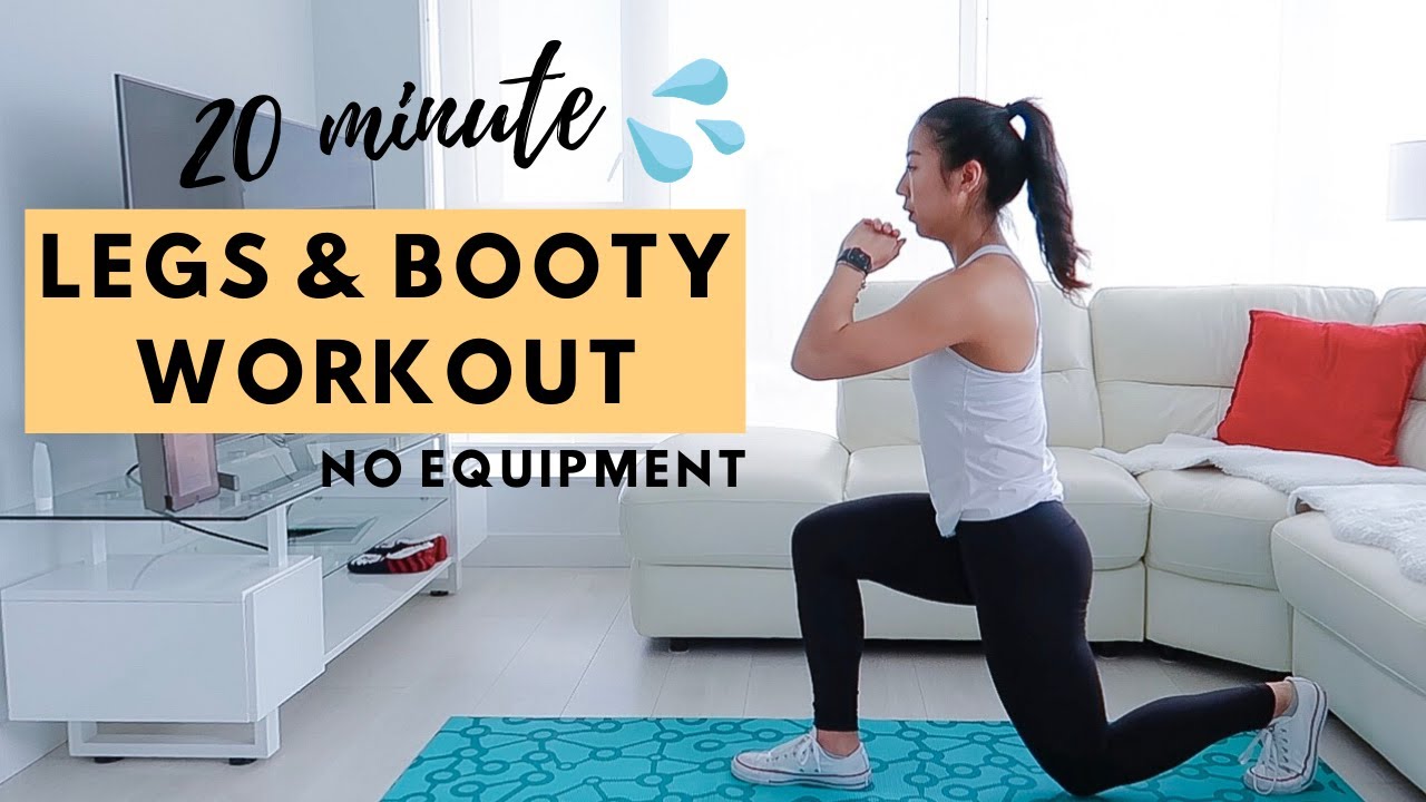 At Home Workout 20 Minute Follow Along Toning Legs And Booty Workout