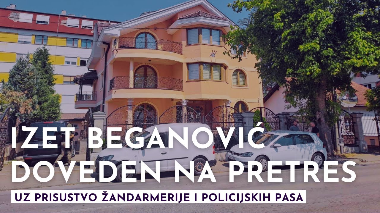 Uz prisustvo Žandarmerije i policijskih pasa: Izet Beganović doveden na ...