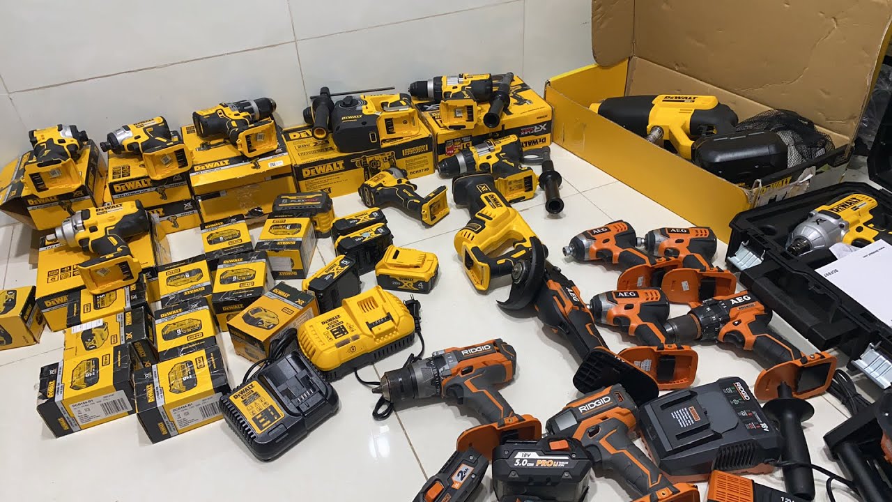 Máy khoan pin Dewalt 20v.AEG 18v .lh:0938310677-0974113778 - YouTube