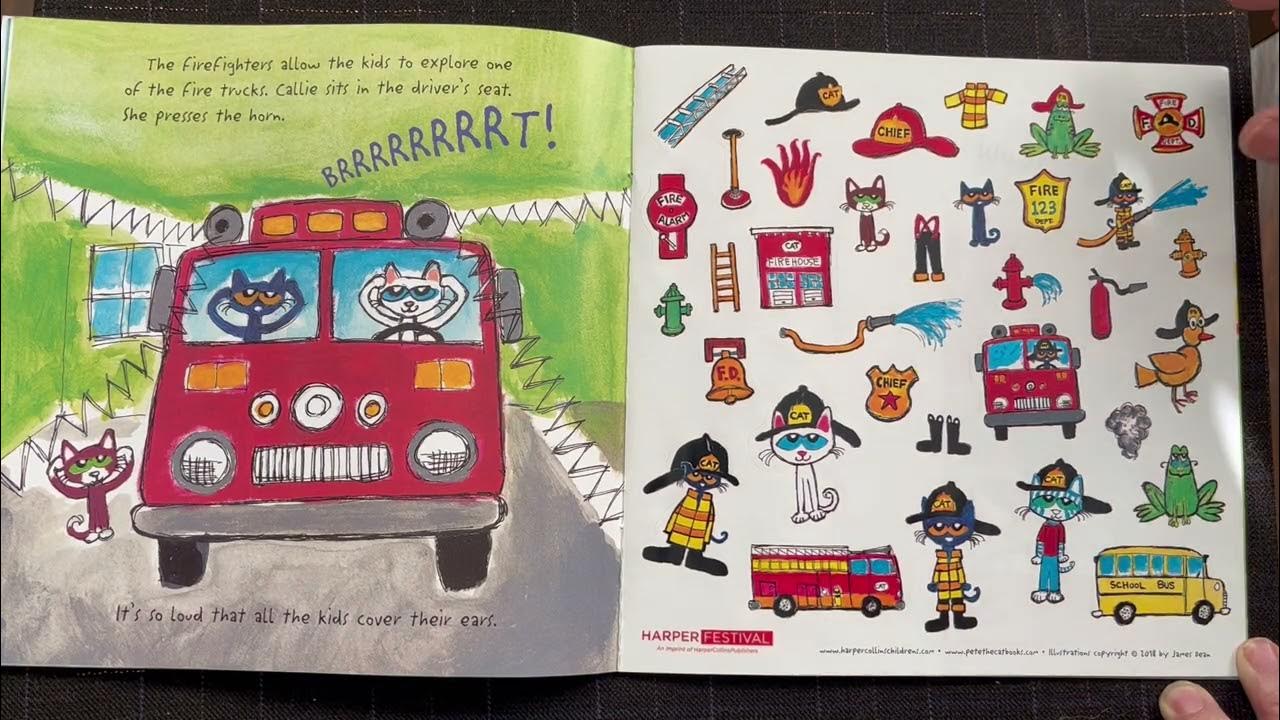 Fireside Readings Read Aloud Series: Pete the Cat, Firefighter Pete ...