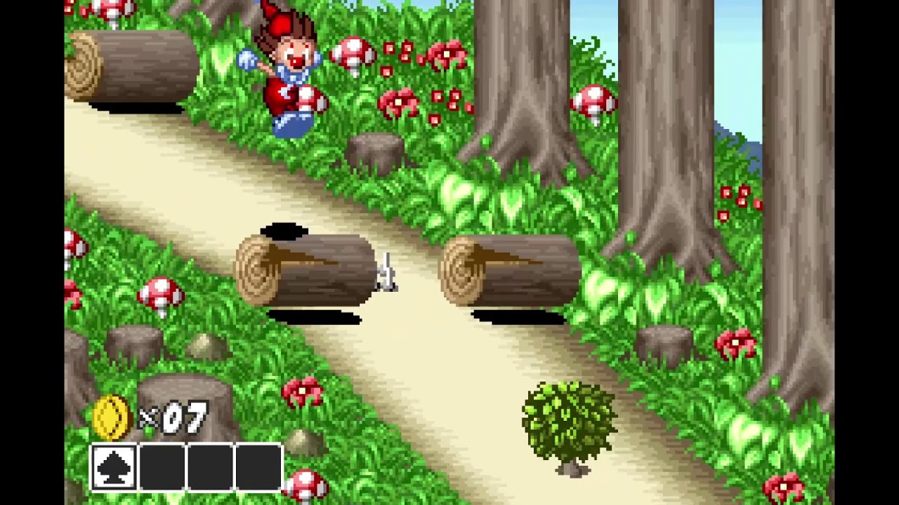 [SNES] Kid Klown in Crazy Chase First Minutes of Gameplay - YouTube