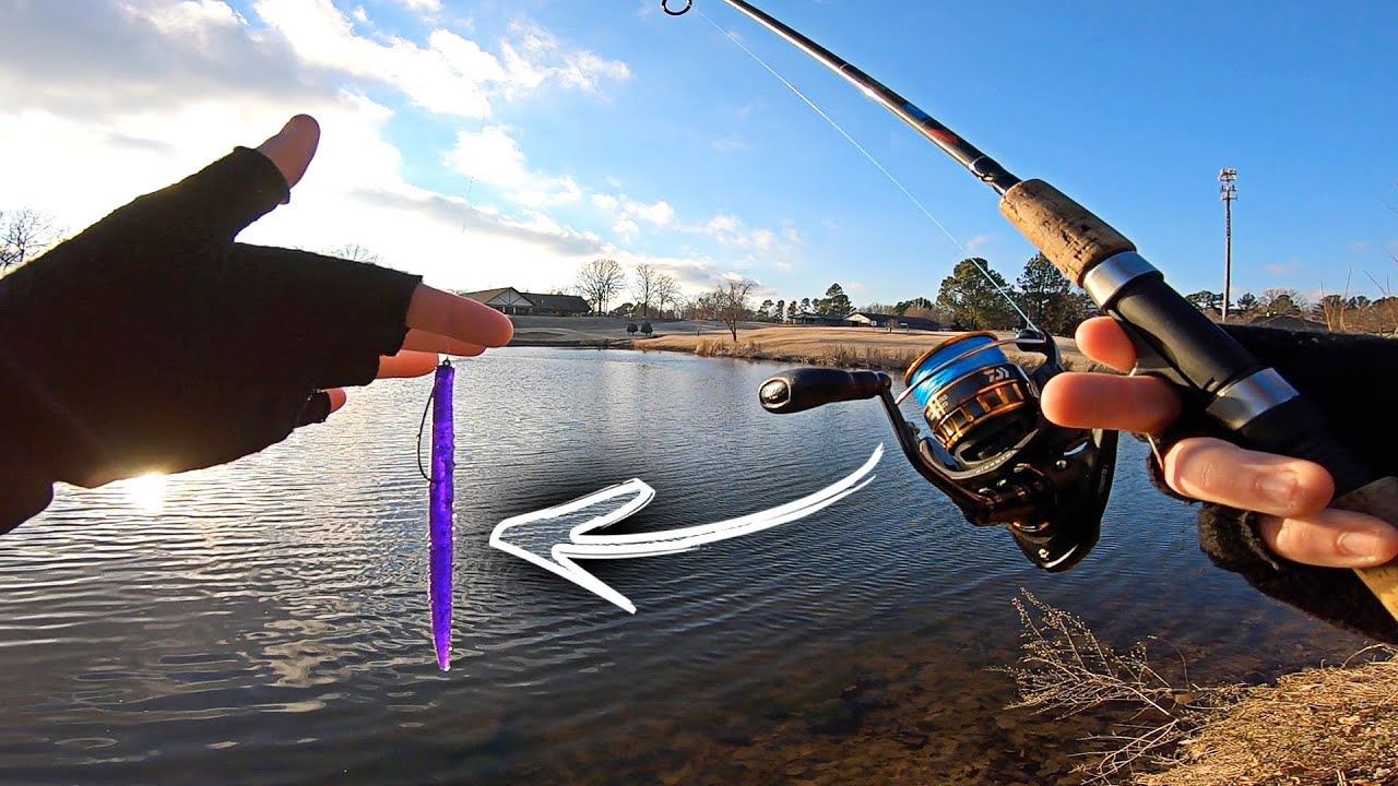 POND Fishing with SENKOS & JIGS (GoPro Superview & PROTUNE) - YouTube