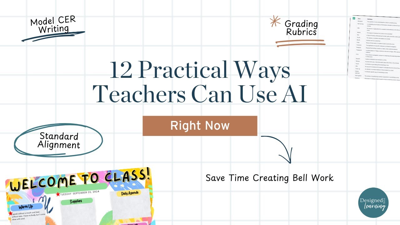 12 Practical Ways Teachers Can Use AI Right Now - YouTube