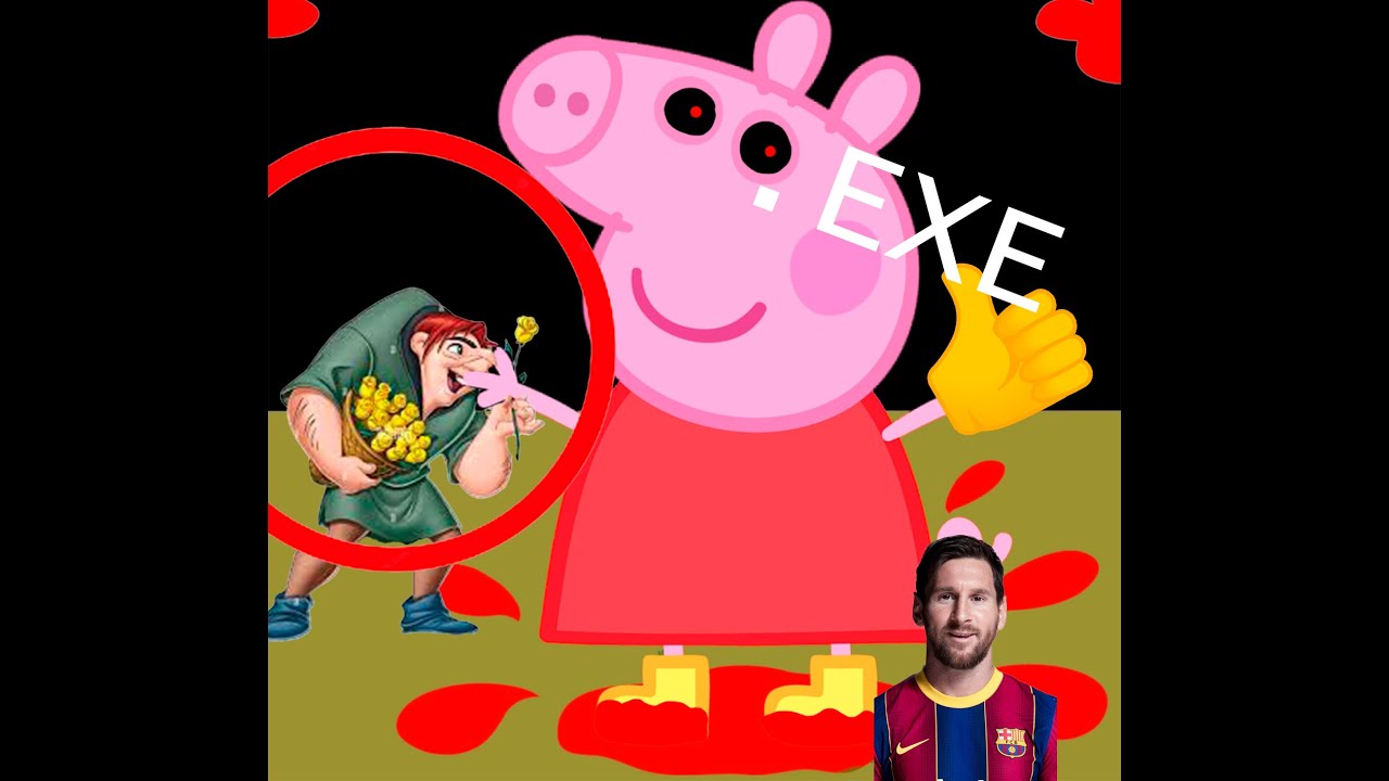 Playing Peppa.EXE's games, they're online pages!! - YouTube