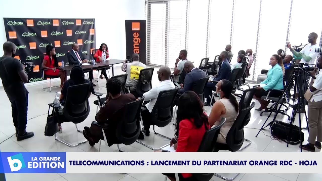 Télécommunications: Lancement du partenariat Orange RDC – HOJA - YouTube