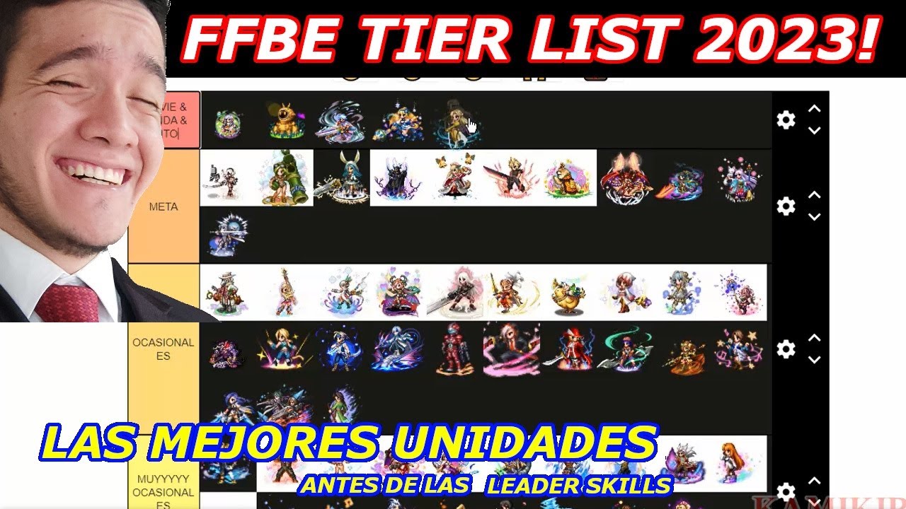 FFBE TOP DE UNIDADES PARA EL 2023! - YouTube