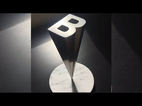 Easy 3D drawing 🔥🔥How to create the letter B with depth effect 😄🎭 - YouTube