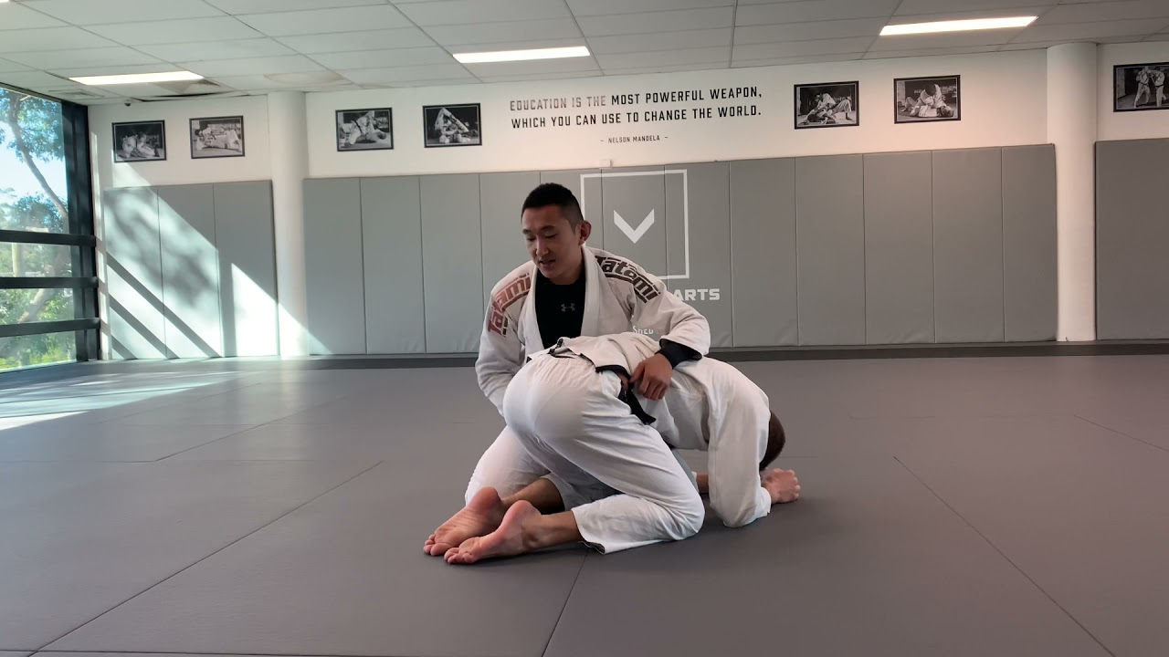Berimbolo back take from Turtle position - YouTube
