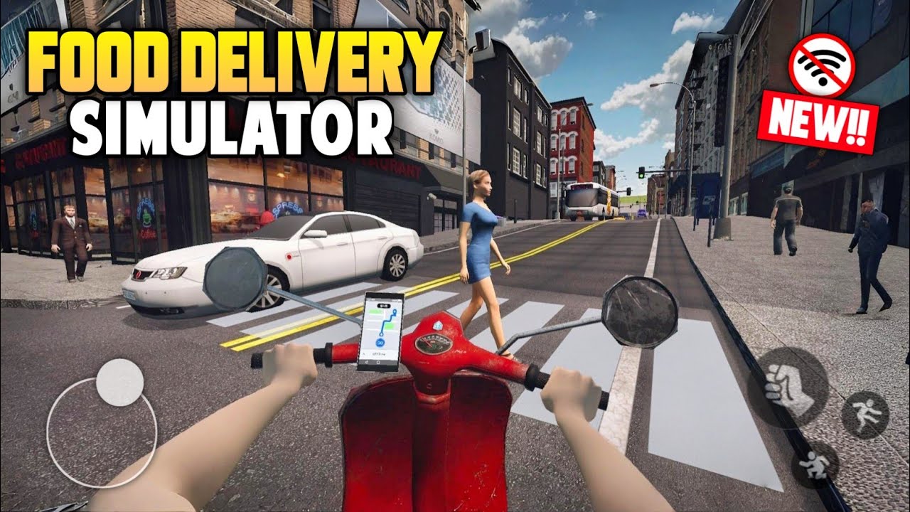 NEW Open World Food Delivery Simulator Game is INSANE! (Android ...