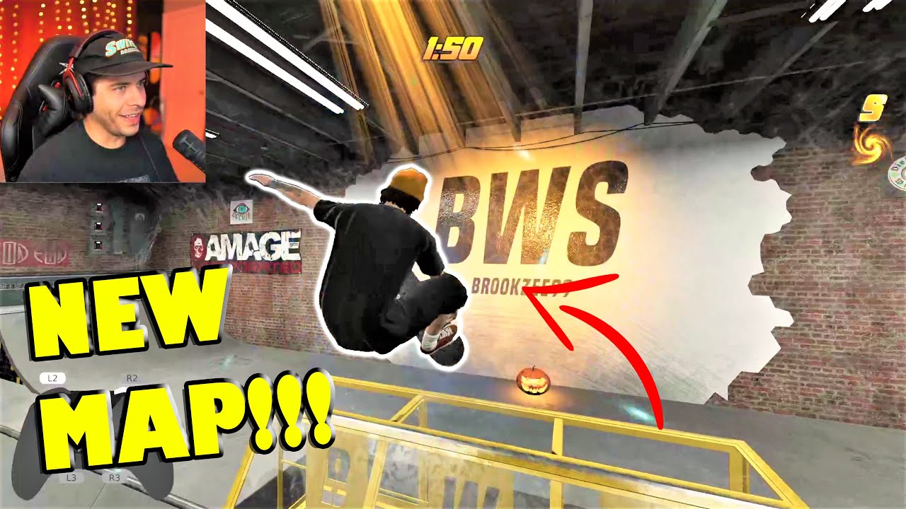 The NEW Brookzee Map is INSANE!!! (First Reaction) | Skater XL - YouTube