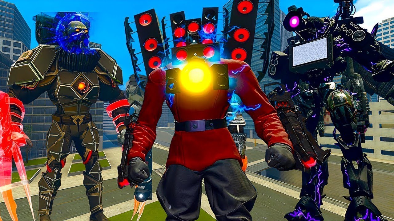 NEW TRI TITAN CYBORG SKIBIDI TOILET vs UPGRADED TITAN SPEAKERMAN vs ...