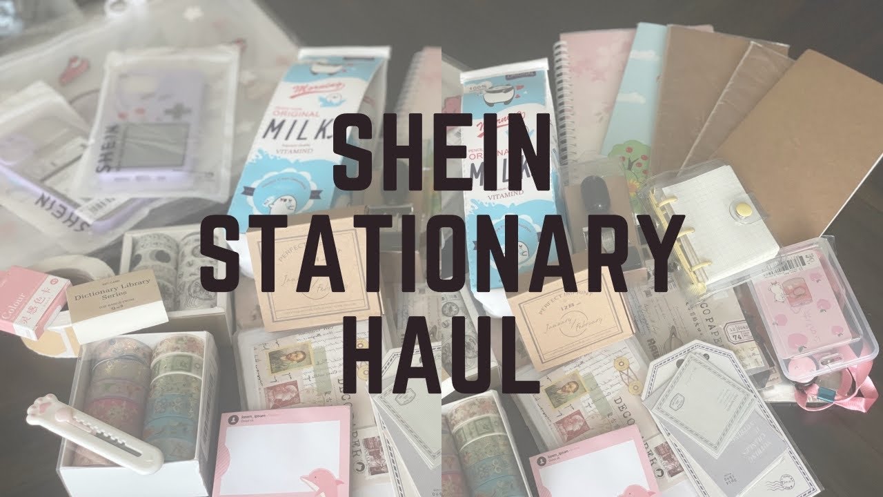 STATIONARY HAUL | SHEIN - YouTube