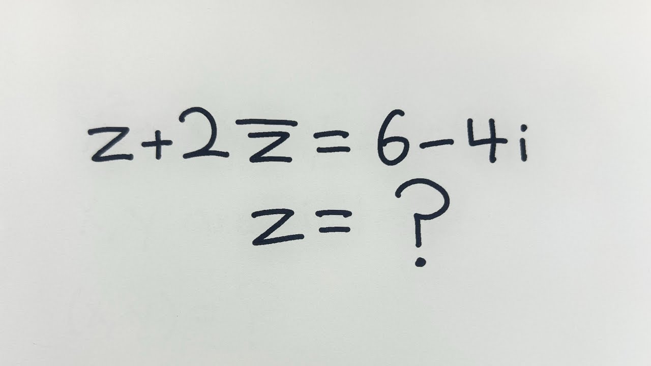 Q163 | Precalculus Basics | Conjugates | Solving Equation with Complex ...