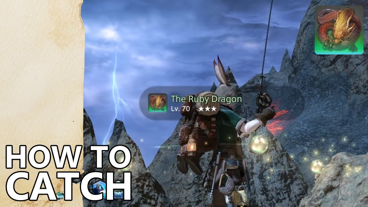How to Catch The Ruby Dragon in FFXIV (Lv.100 Method) - YouTube