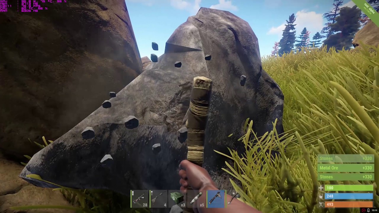 Rust Adventures #2 Our first base - YouTube