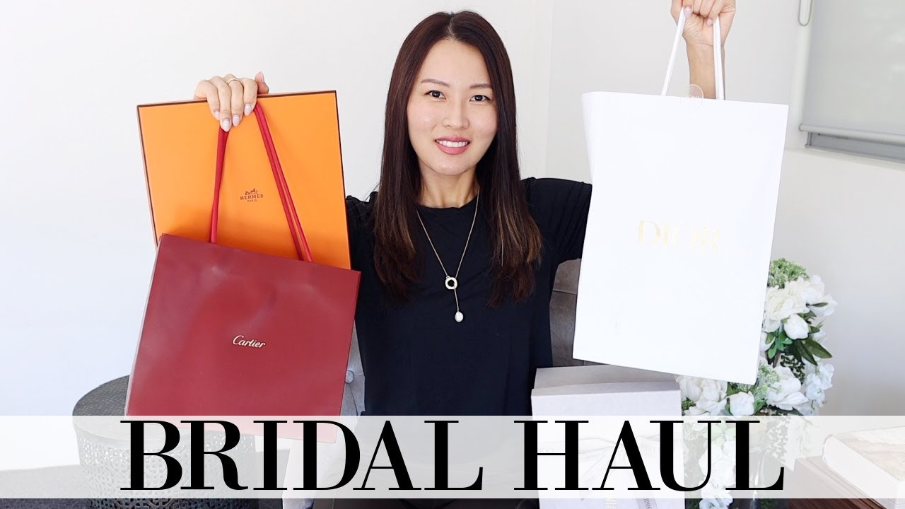 Bridal Haul | Dior, Cartier, Hermès etc! - YouTube