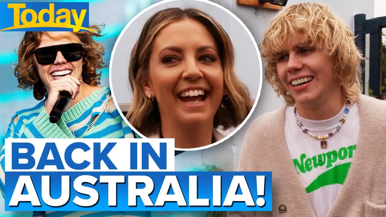 The Kid Laroi returns home for first time since rocketing to stardom ...