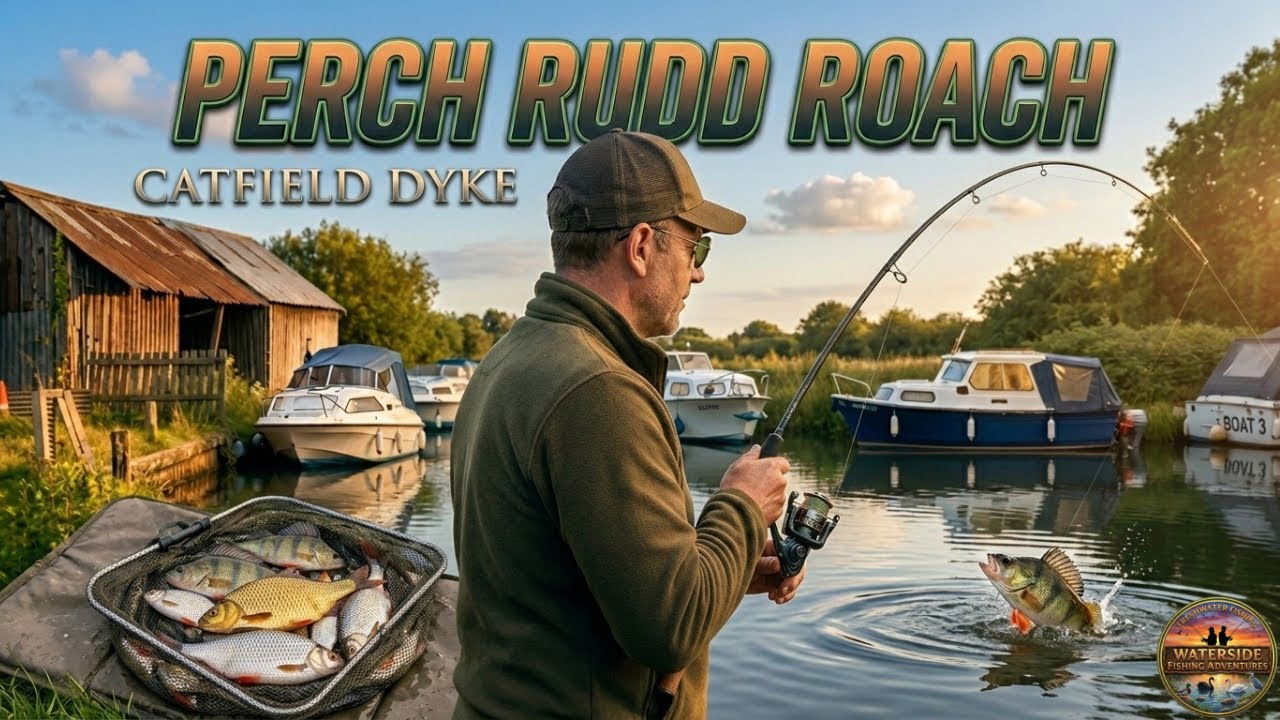 RELAXED COARSE FISHING 🎣🌿 | Catfield Dyke | Norfolk Broads - YouTube