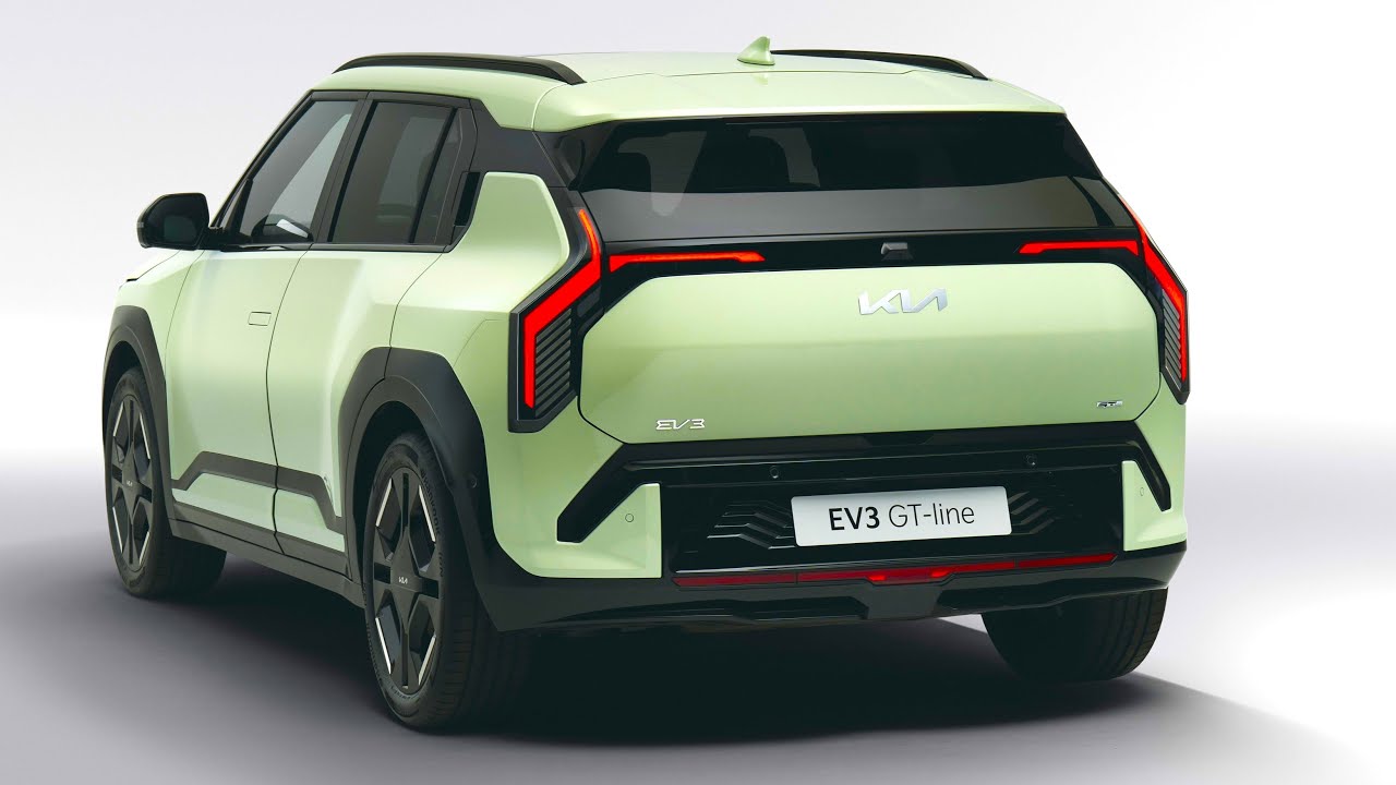 New 2025 Kia EV3 GT-Line Hi-Tech Electric Premium SUV Firstlook - YouTube