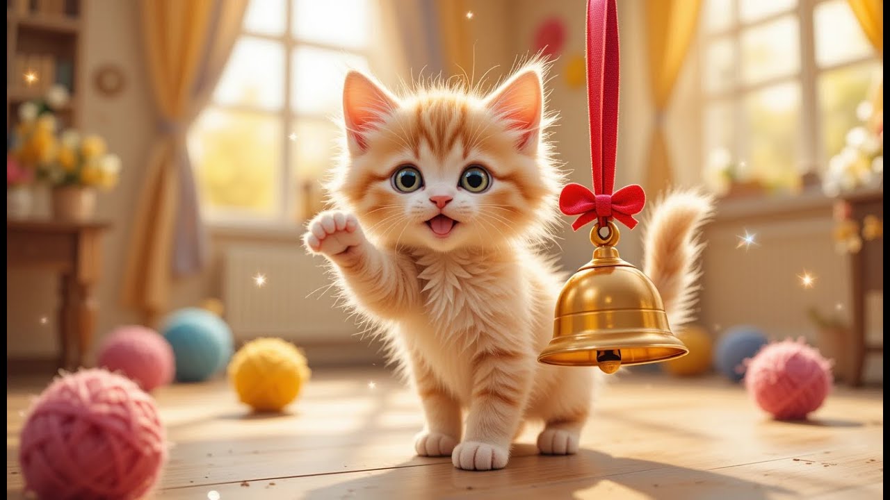 Ding Ding Kitty! 🐱🔔 | Fun Nursery Rhyme for Kids - YouTube