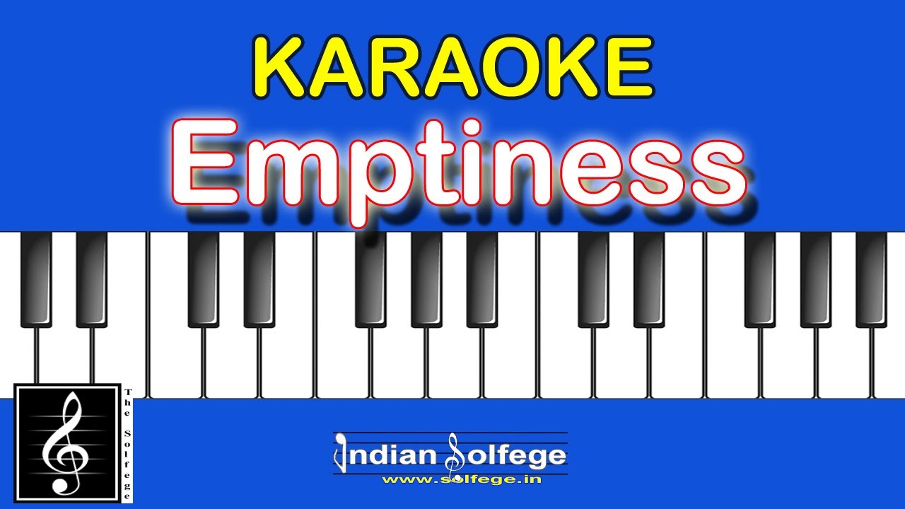 Emptiness Karaoke Music | Gajendra Verma| Karaoke| Indian Solfege - YouTube