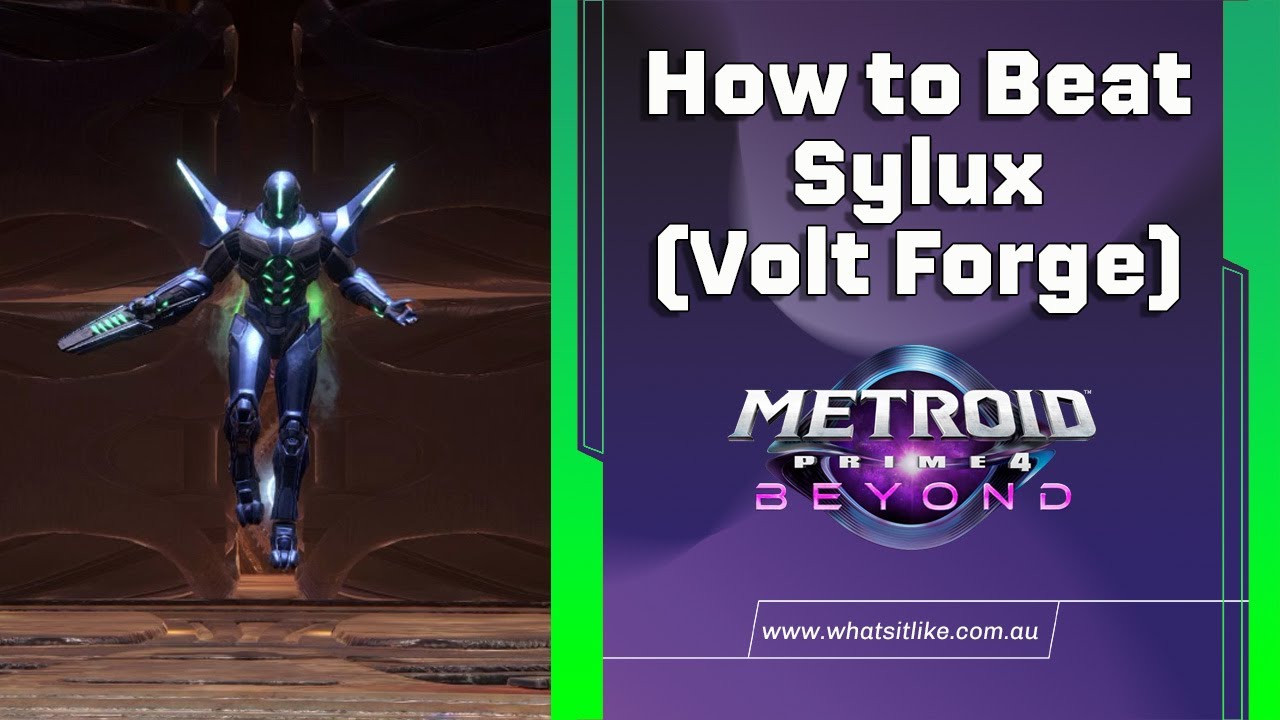 How to Defeat Sylux in the Volt Forge - Metroid Prime 4: Beyond - YouTube
