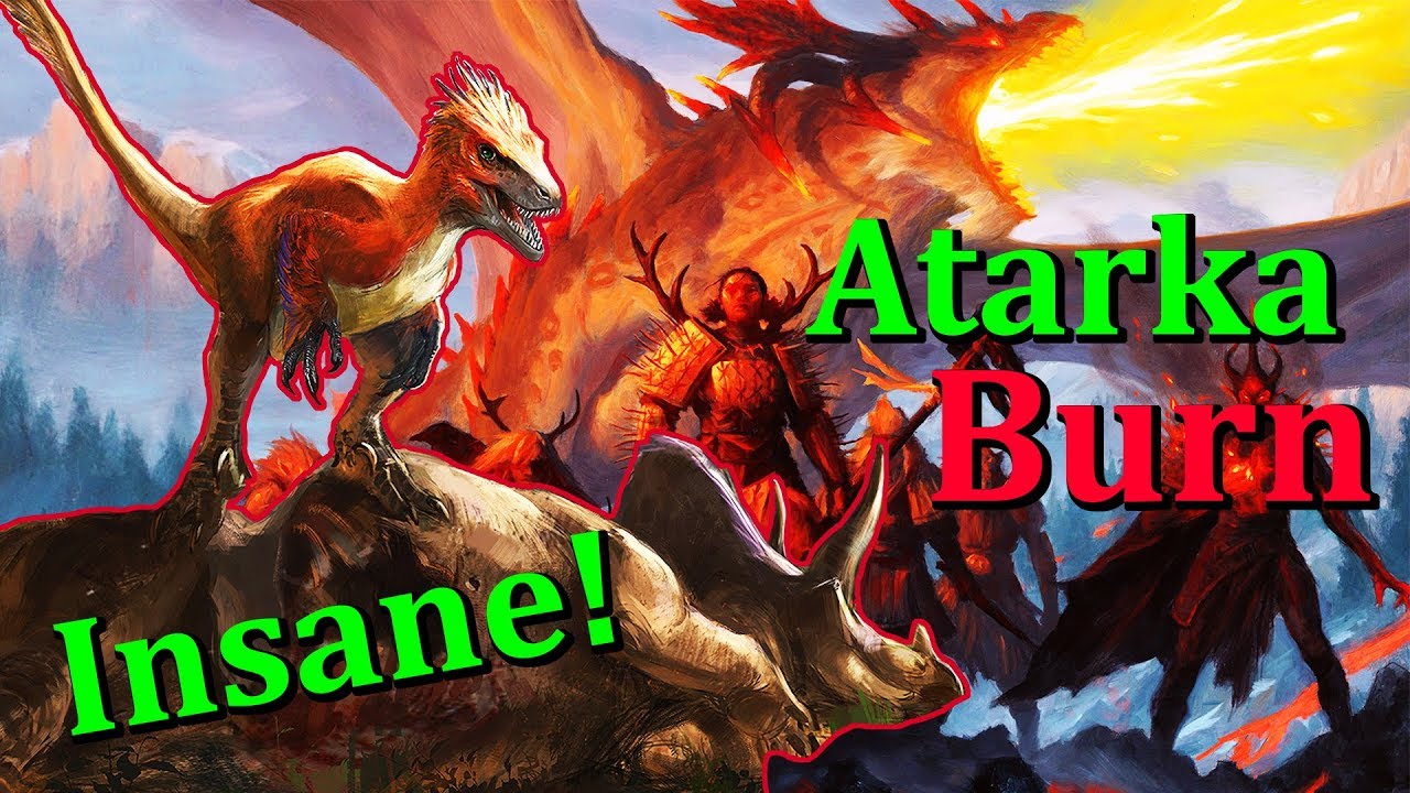 Modern Atarka BURN w/ Rampaging Ferocidon - NEW from IXALAN! - YouTube
