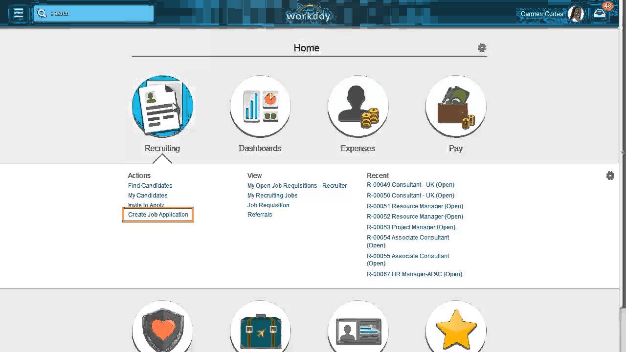 Recruiting Worklet Overview - YouTube